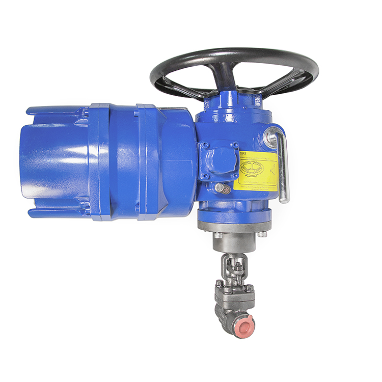 Electric gate valve, electric stop valve with manual forged steel ...