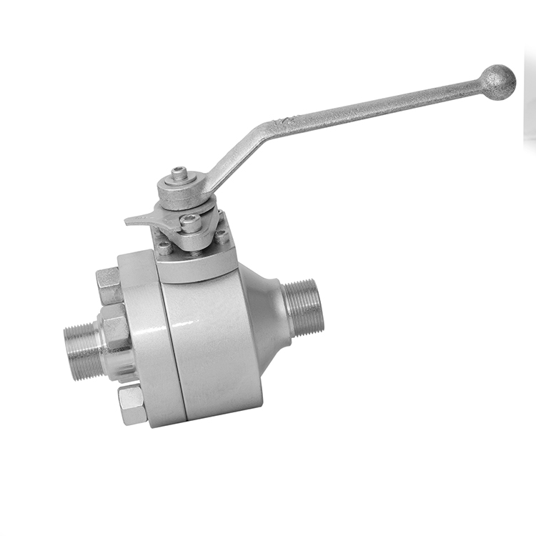 High pressure two piece stainless steel ball valve F316 forged high ...
